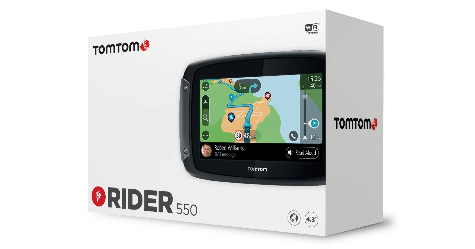 TomTom Rider 550 Premium Pack motoros GPS navigáció a Holashop-ban